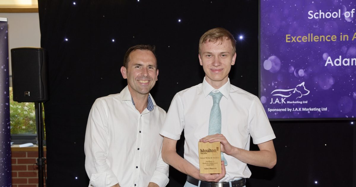 Adam - Animal Welfare Level 2 | Moulton College